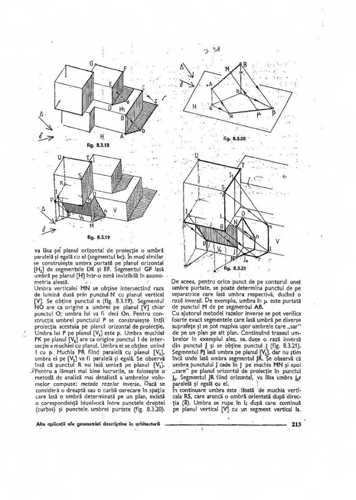Geometrie Descriptiva Si Perspectiva Mircea Enache Part.2 | PDF