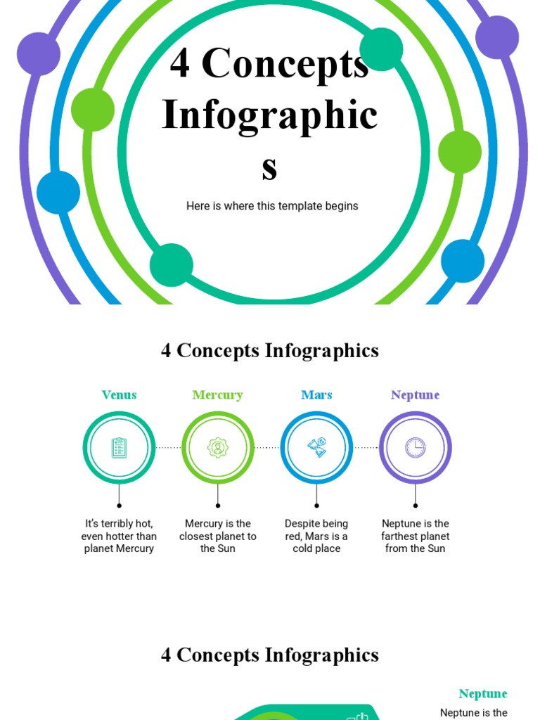4 Concepts Infographics by Slidesgo | PDF | Planets | Solar System
