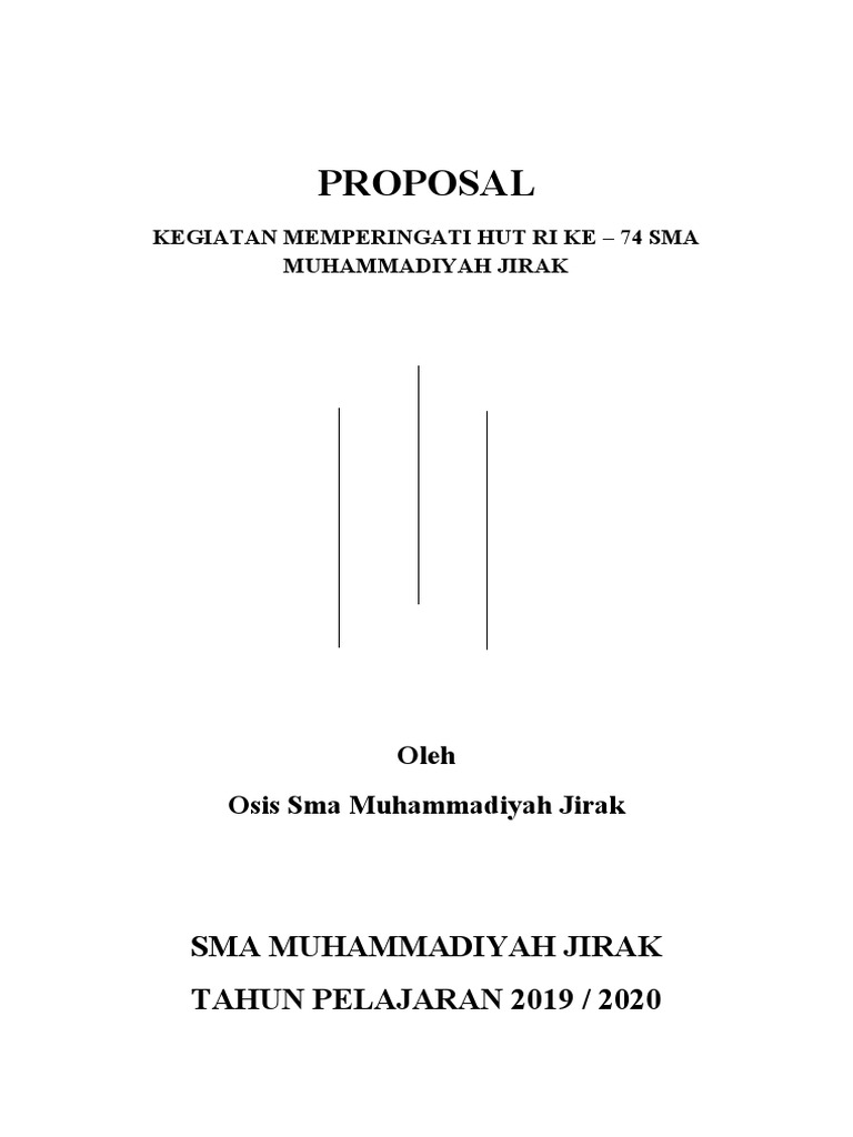 Proposal Lomba Sma Muhammadiyah | PDF