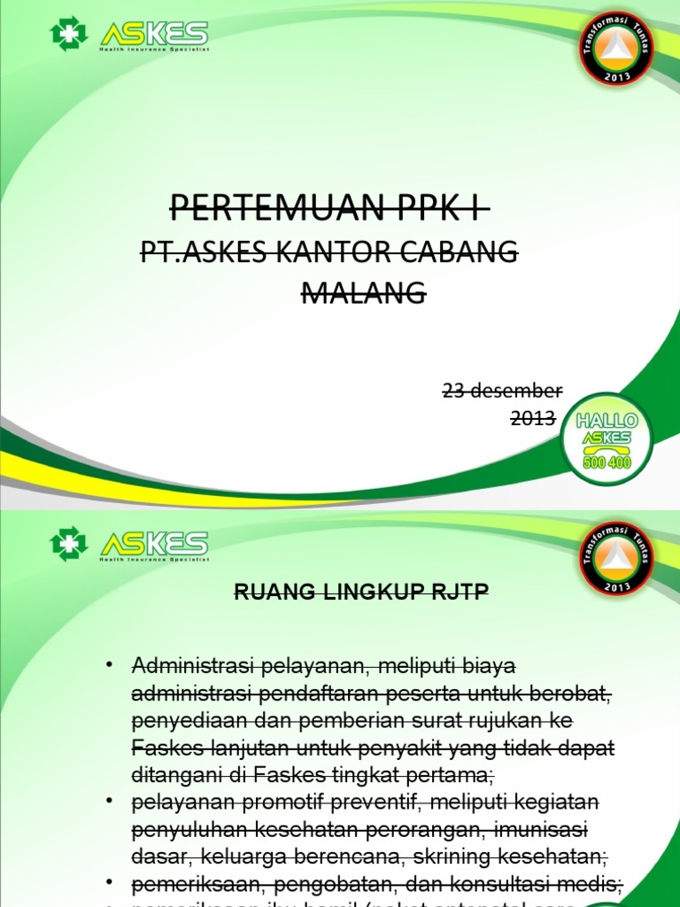 Ruang Lingkup PPK I | PDF