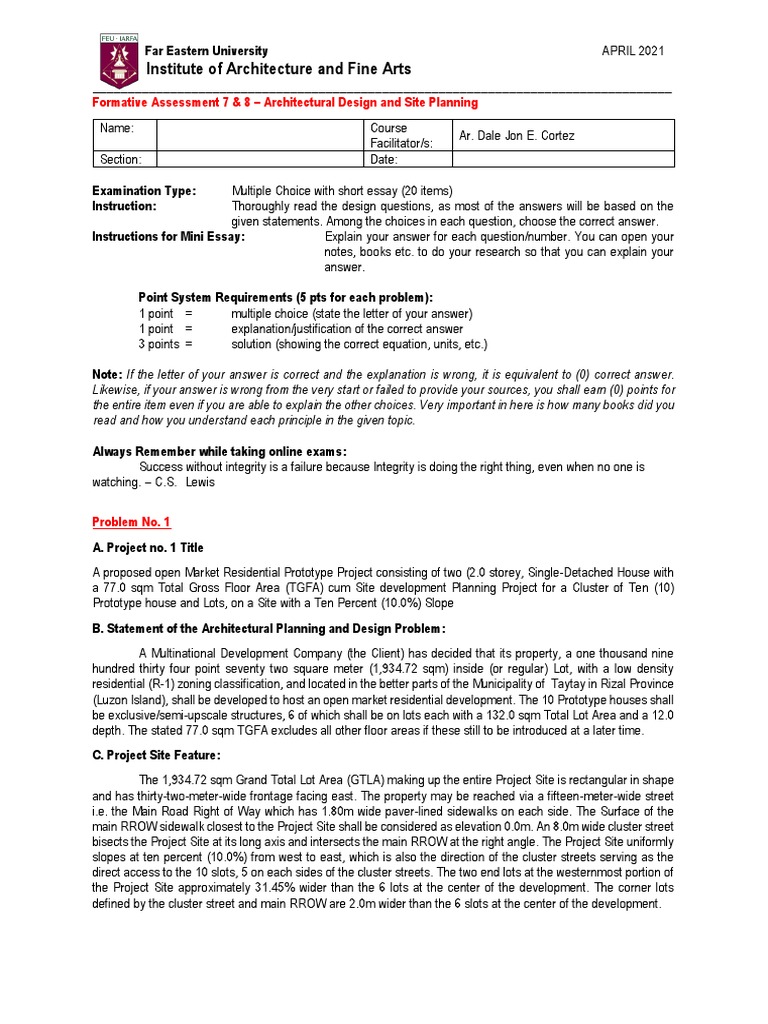 Architectural Design for Multinational Project | PDF | Multiple Choice ...