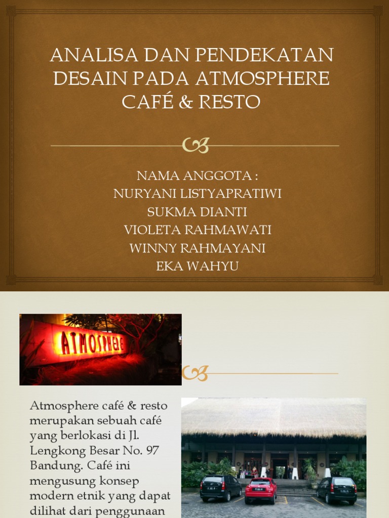 Atmosphere Café & Resto | PDF