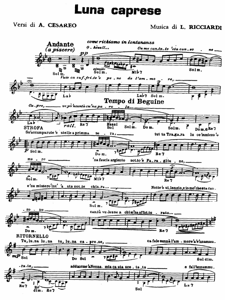 Luna Caprese | PDF