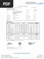 Water Test Report | PDF | Drinking Water | Laboratories