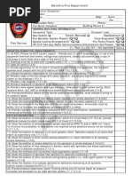 Smoke Detector Checklist | PDF | Equipment | Manufactured Goods