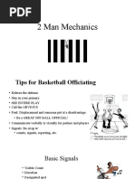 Netball Officiating Signals | PDF | Hand | Arm