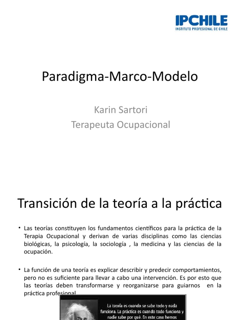 Teoria Marco Modelo | PDF | Paradigma | Teoría