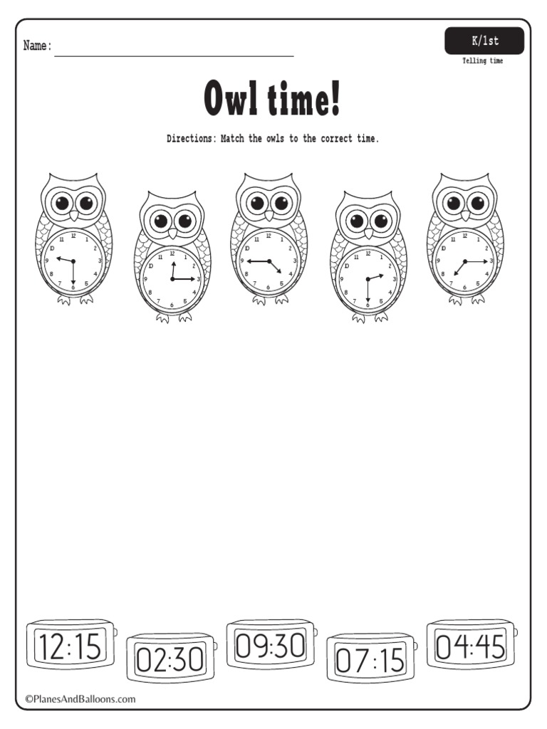 Telling Time Quarter To Quarter Past Half Past Time Worksheets | PDF