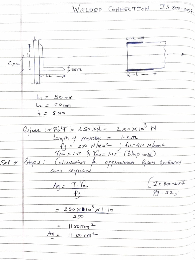 Welded Connection | PDF