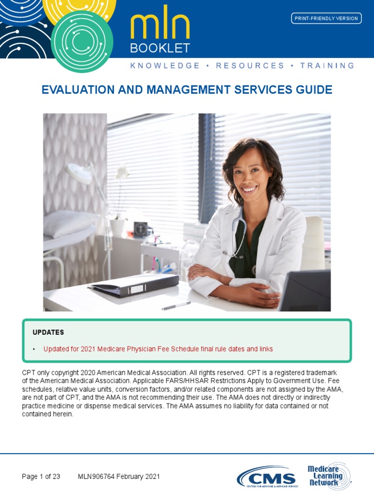 Evaluation and Management Services Guide | PDF | Medical Diagnosis ...