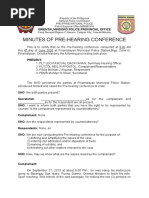 Pre Hearing Conference Guide | PDF | Affidavit | Witness