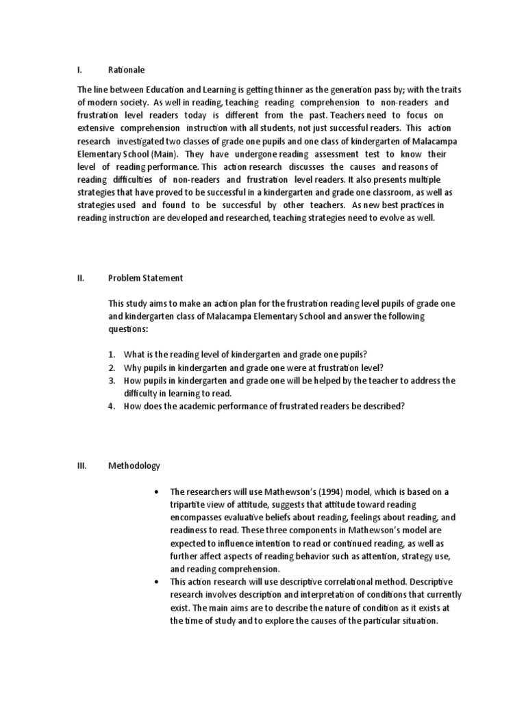 Frustration Reading Level Interventions | PDF | Reading Comprehension ...