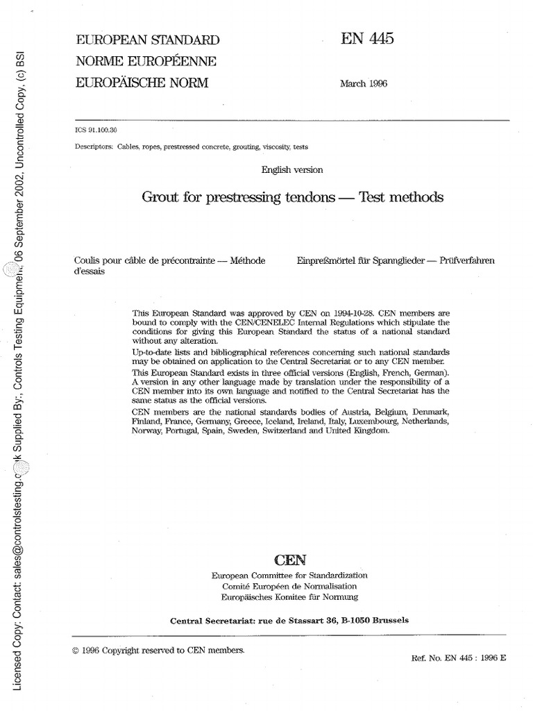En 445 | PDF