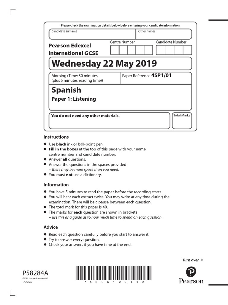 Spanish GCSE Mock Listening 2021 | PDF | Transporte | Consejo