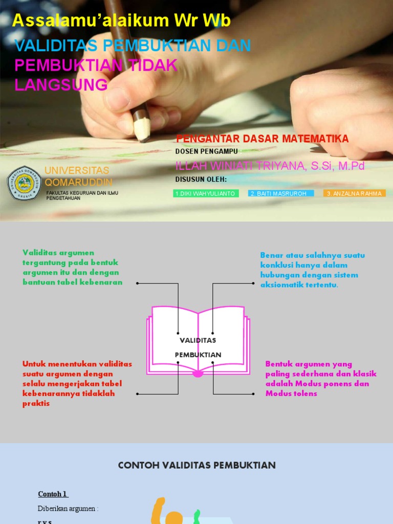 Validitas Argumen Matematika | PDF | Metode & Bahan Ajar