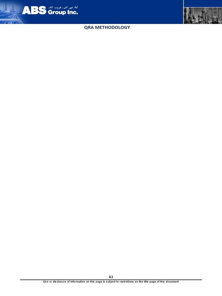 QRA Methodology | Download Free PDF | Risk | Business