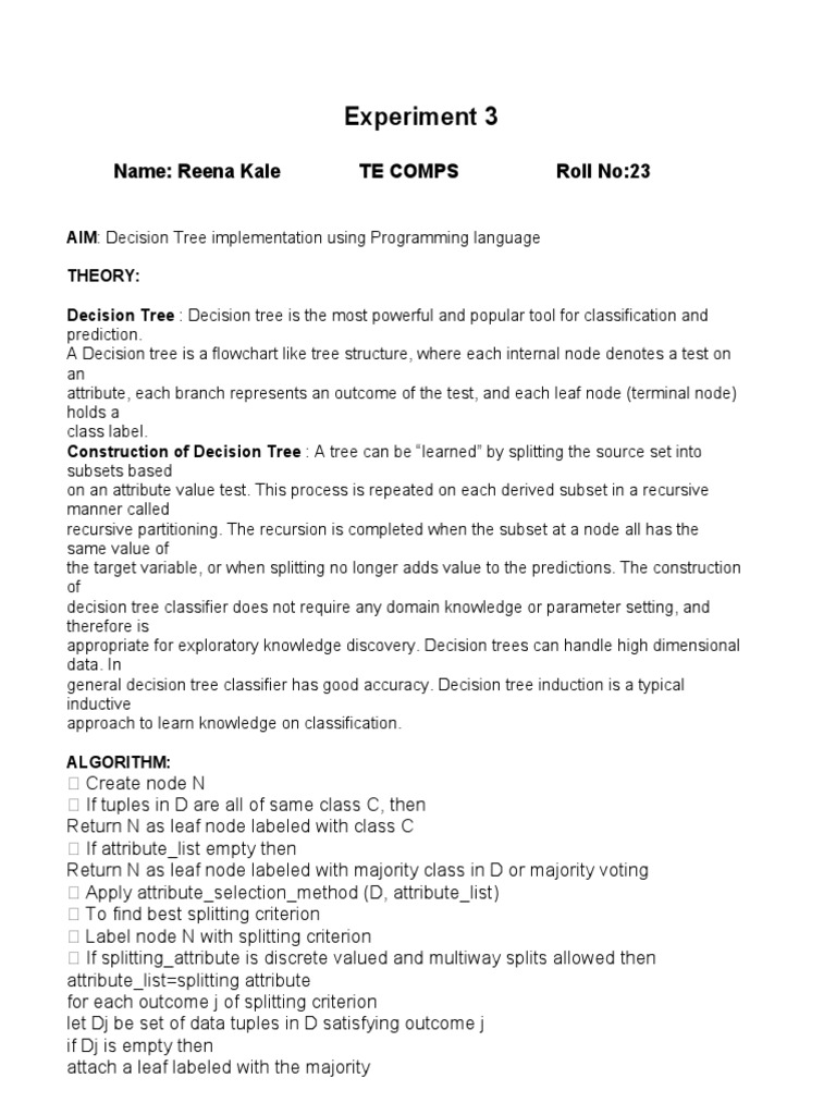 23 DWM Exp 3 | PDF | Algorithms | Applied Mathematics