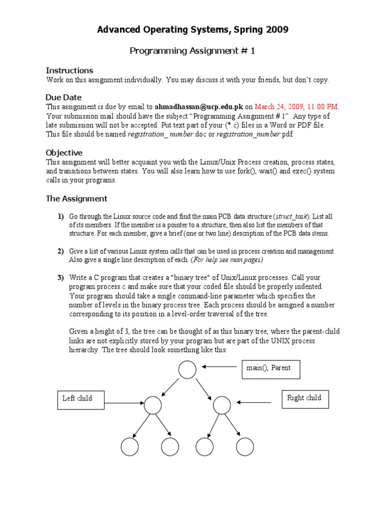 Programming Assignment 1 | PDF | System Software | Computing