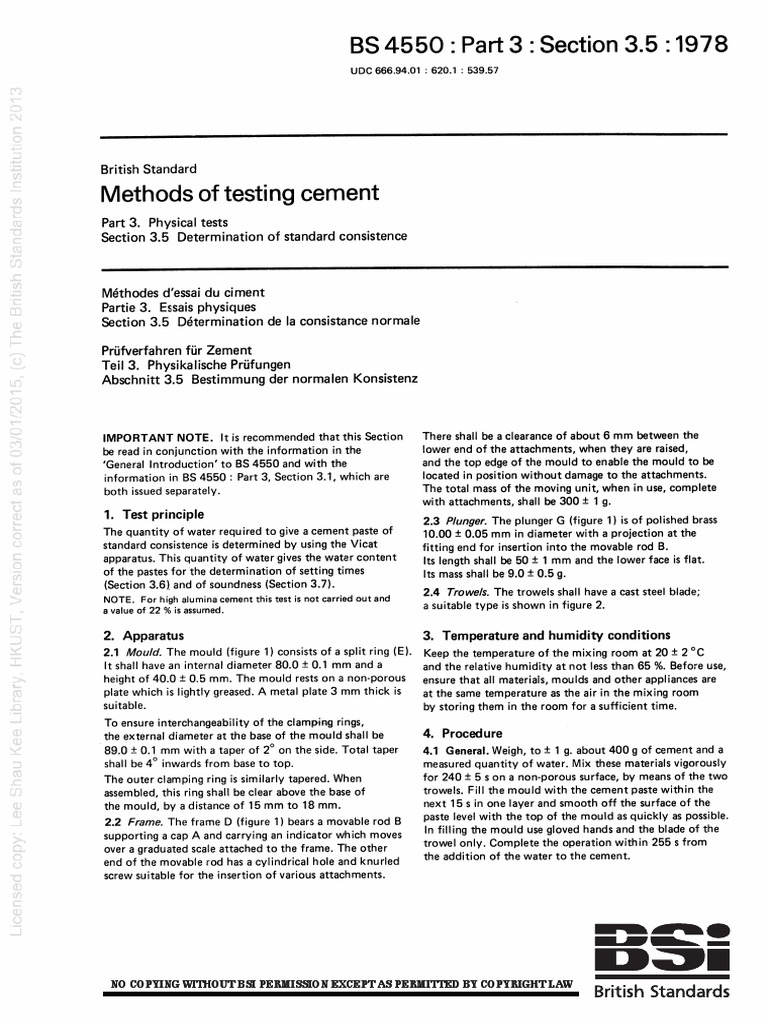 BSI Permission and Copyright Guidelines | PDF