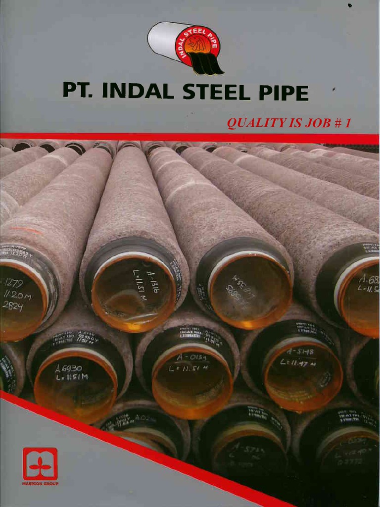 Brochure PT Indal Steel Pipe-1-1 | PDF | Pipe (Fluid Conveyance ...