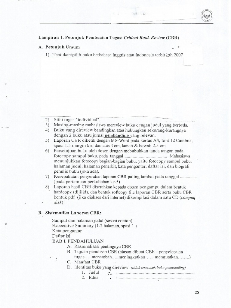1 Laporan CBR Contoh 1 | PDF