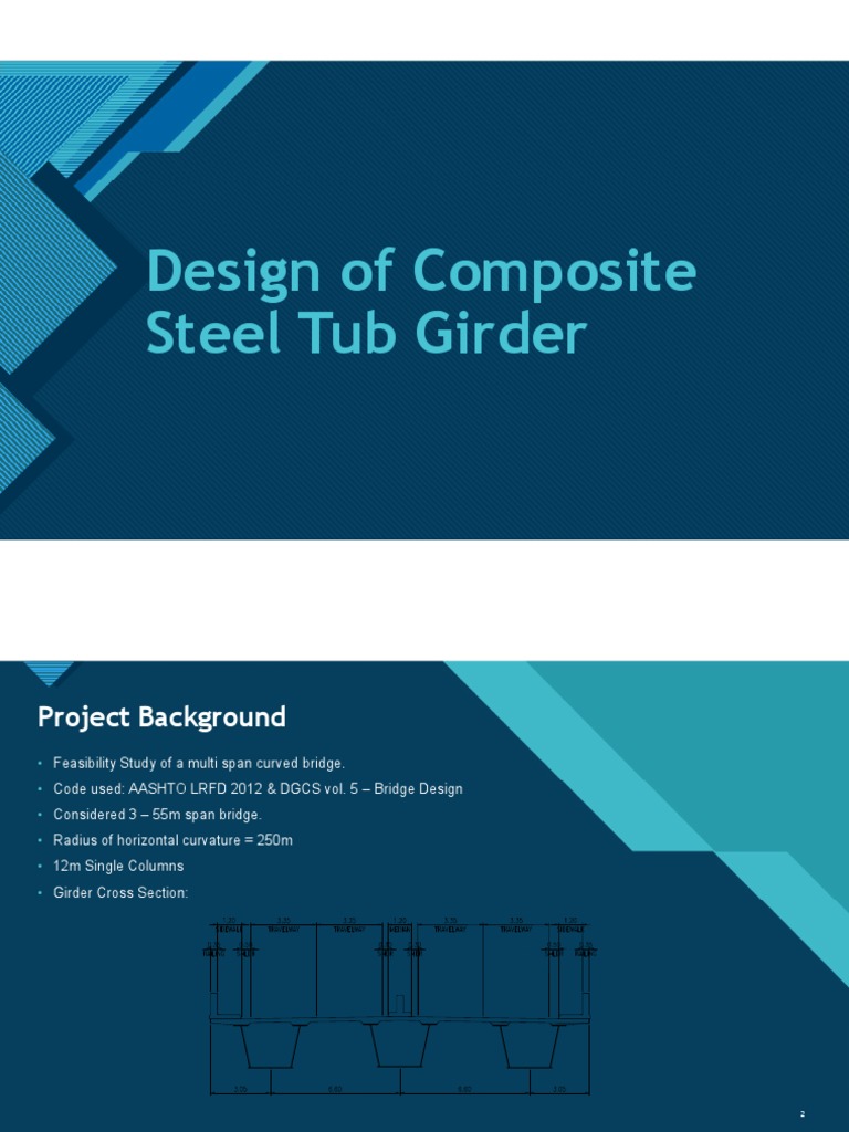 Design of Composite Steel Tub Girder - JLDelaCruz | PDF | Composite ...