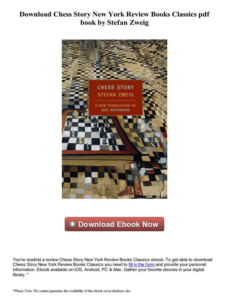 Chess Story New York Review Books Classics PDF Book by Stefan Zweig ...