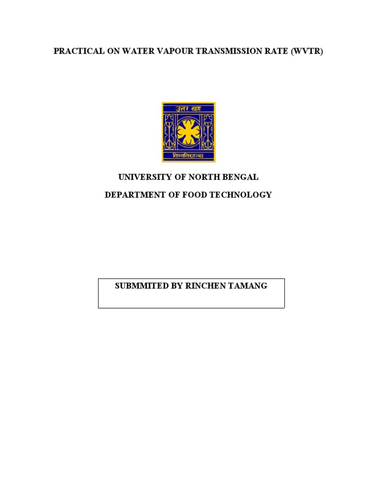 Measuring WVTR in Food Packaging Films | PDF