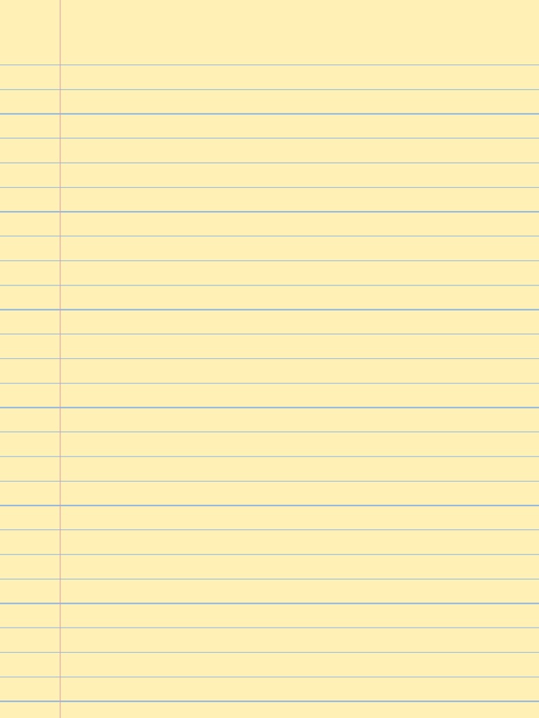 Free Printable Notebook Paper Template | PDF