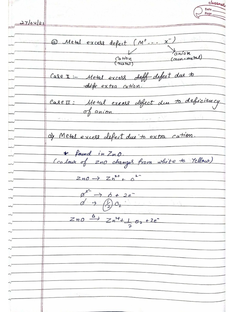 Solid State Chemistry | PDF