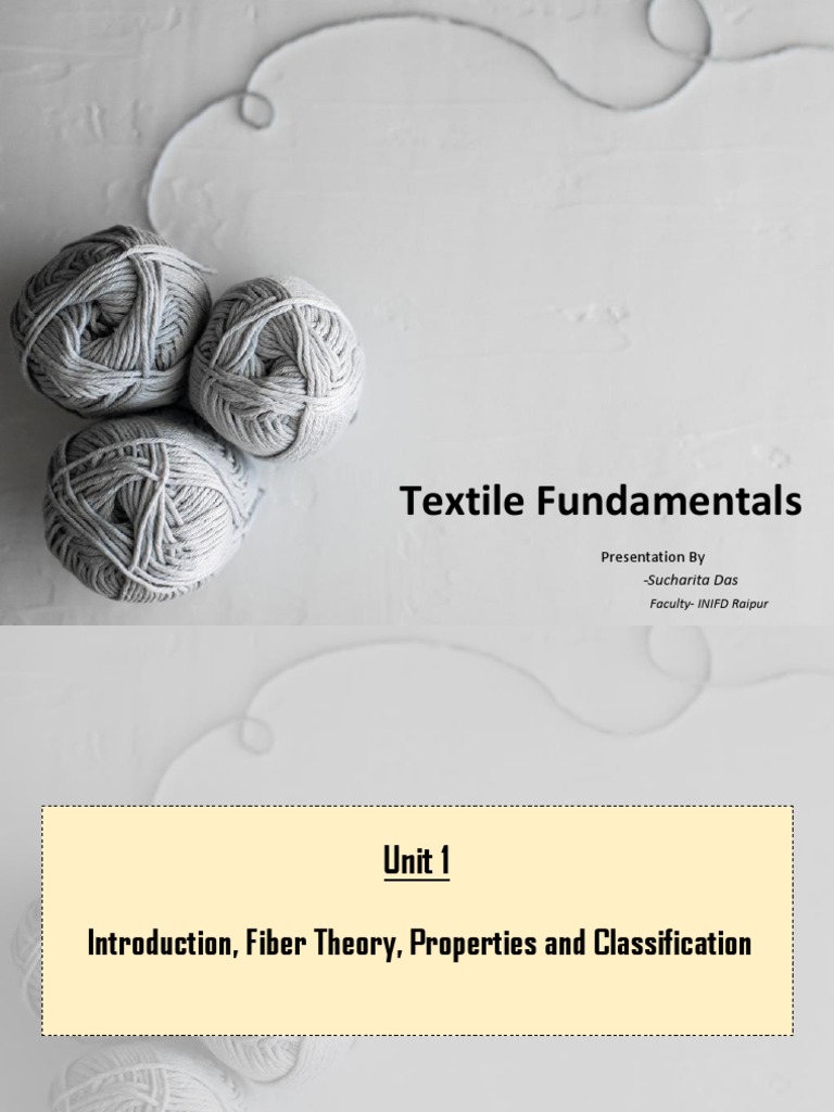 Textile PPT - I Year-Cellulosic Fibers | PDF | Linens | Textiles