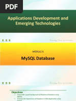 MySQL Cheatsheet - CodeWithHarry | PDF | Table (Database) | Computer Data