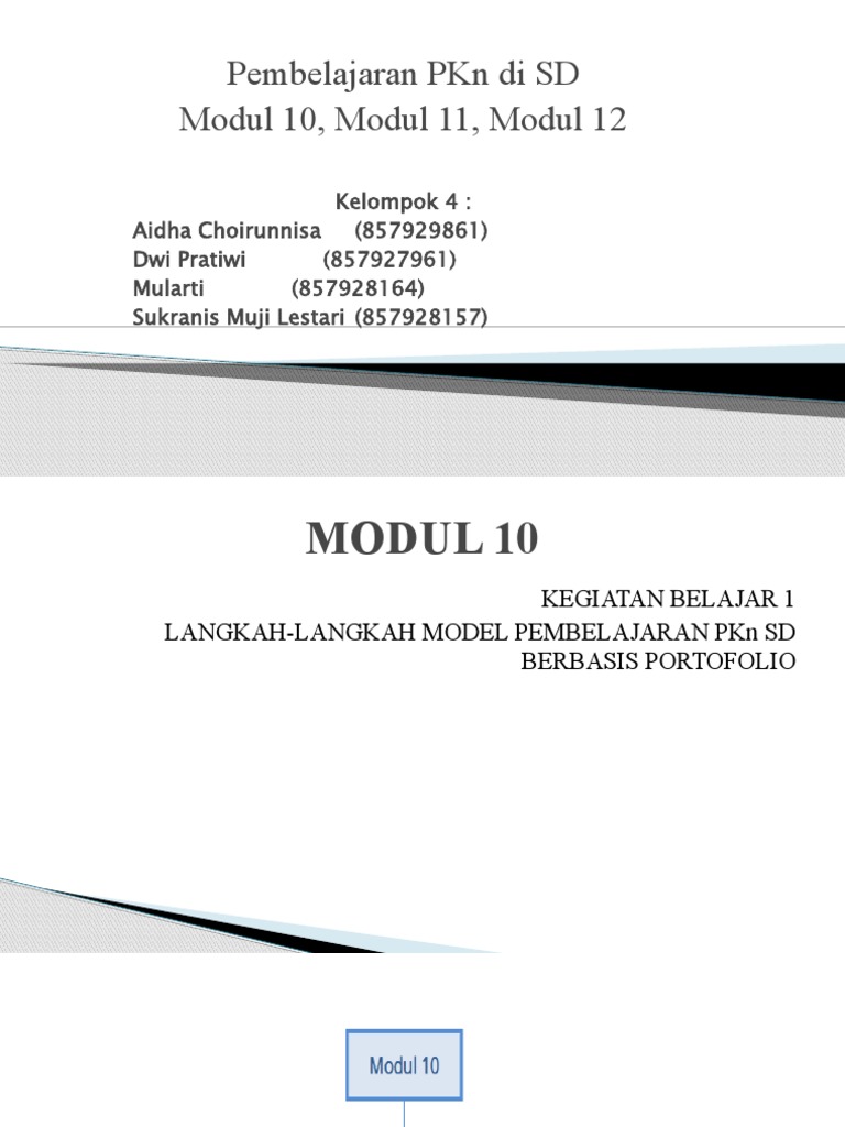 Modul 10-12 | PDF