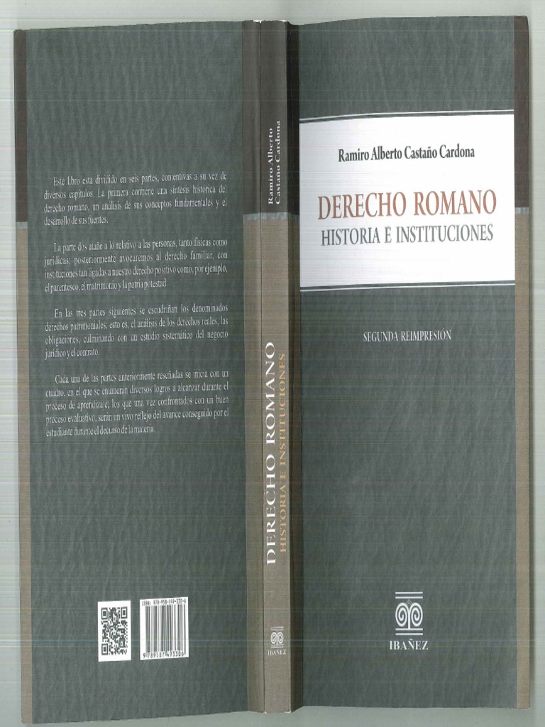 Libro Derecho Romano | PDF