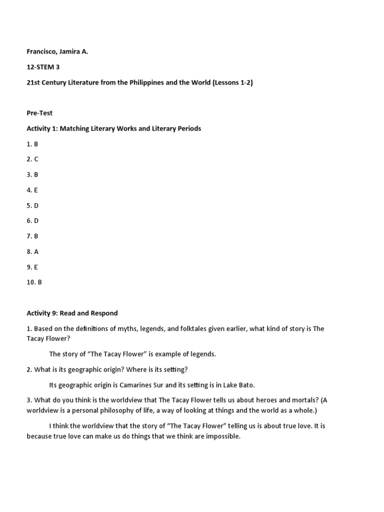 Lesson 1-2 - 21st Century - Module 1 | PDF