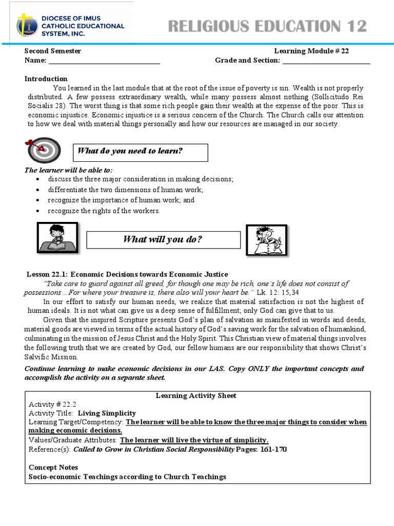 RELED 12 Module 22 4th Quarter | PDF | Resource | Property
