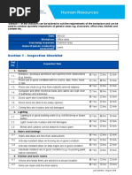 LEV Weekly Checklist | PDF | Working Conditions | Workplace