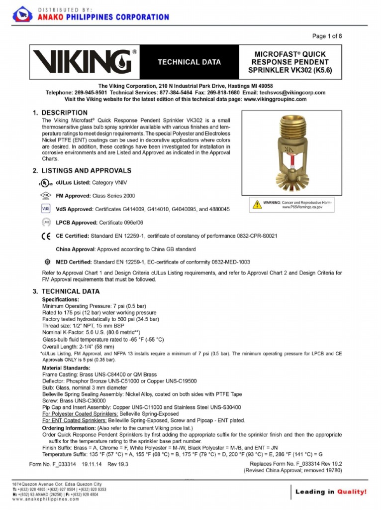 QR Vk302 Pendent | PDF