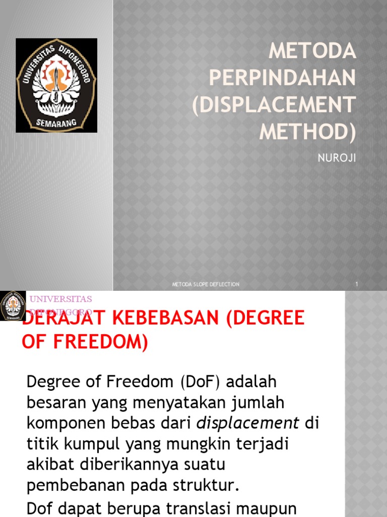 Displacement Method | PDF