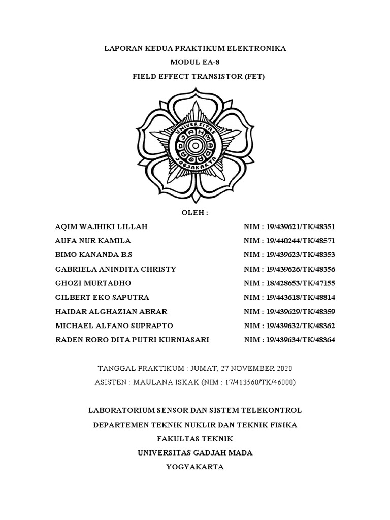 LapEA08 TFA Kelompok | PDF