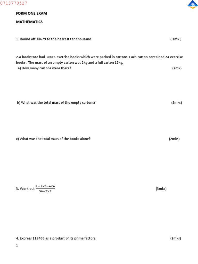 Mat F1 QS | PDF
