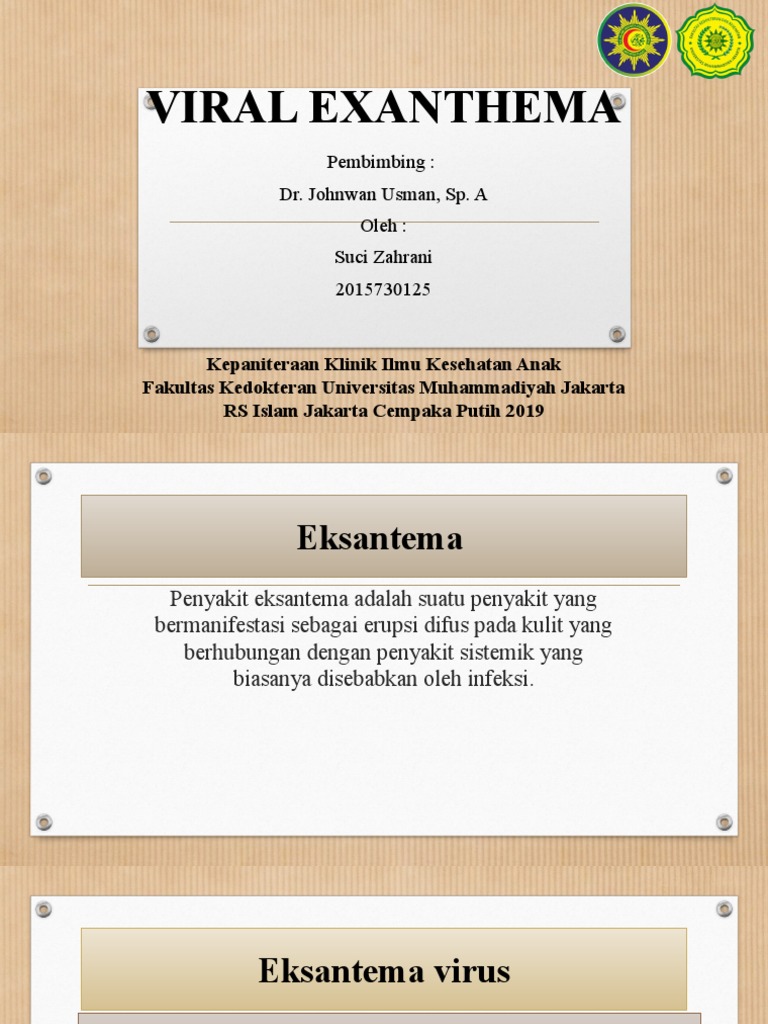 Viral Exanthema | PDF