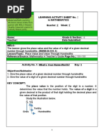 Math - 5 - Quarter 2 - Week 1 | PDF | Education Theory | Pedagogy