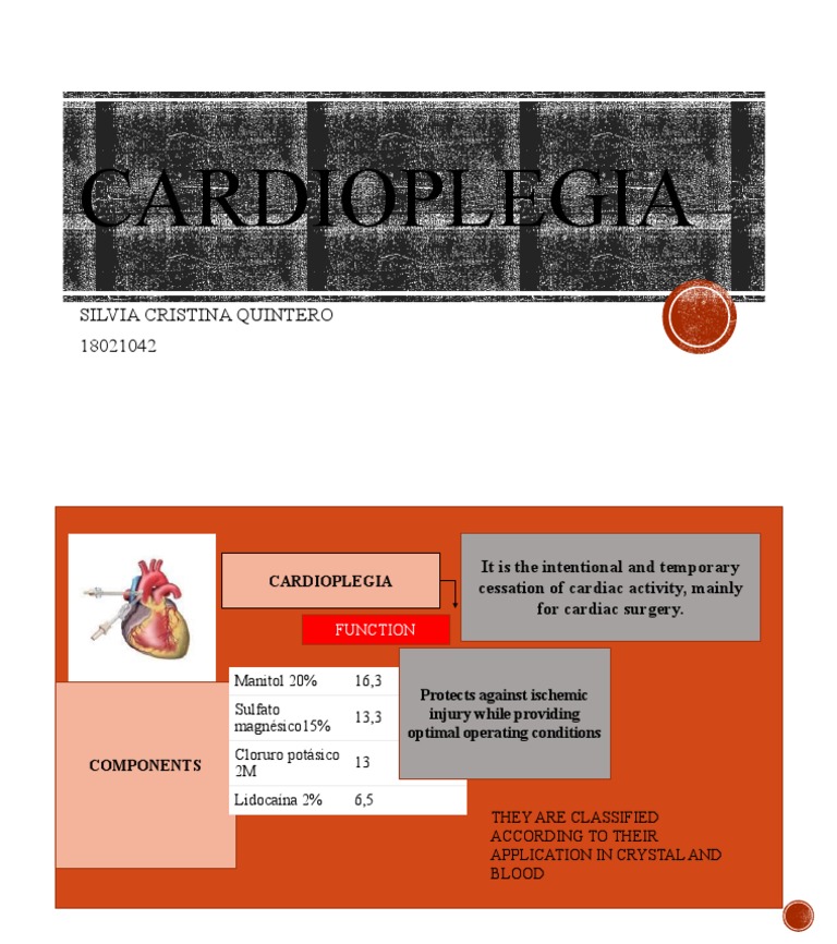 Understanding Cardioplegia in Surgery | PDF
