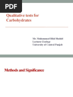 Biochemical Tests for Carbohydrates | PDF | Carbohydrates ...