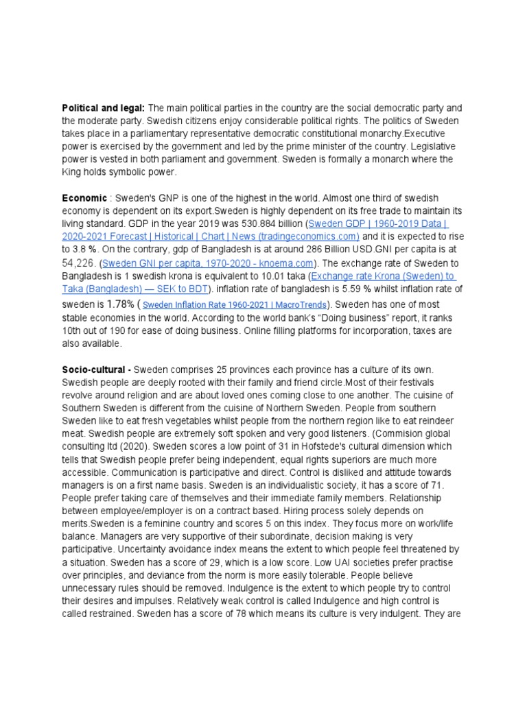 A Comprehensive Overview of Sweden: Exploring its Political, Economic ...