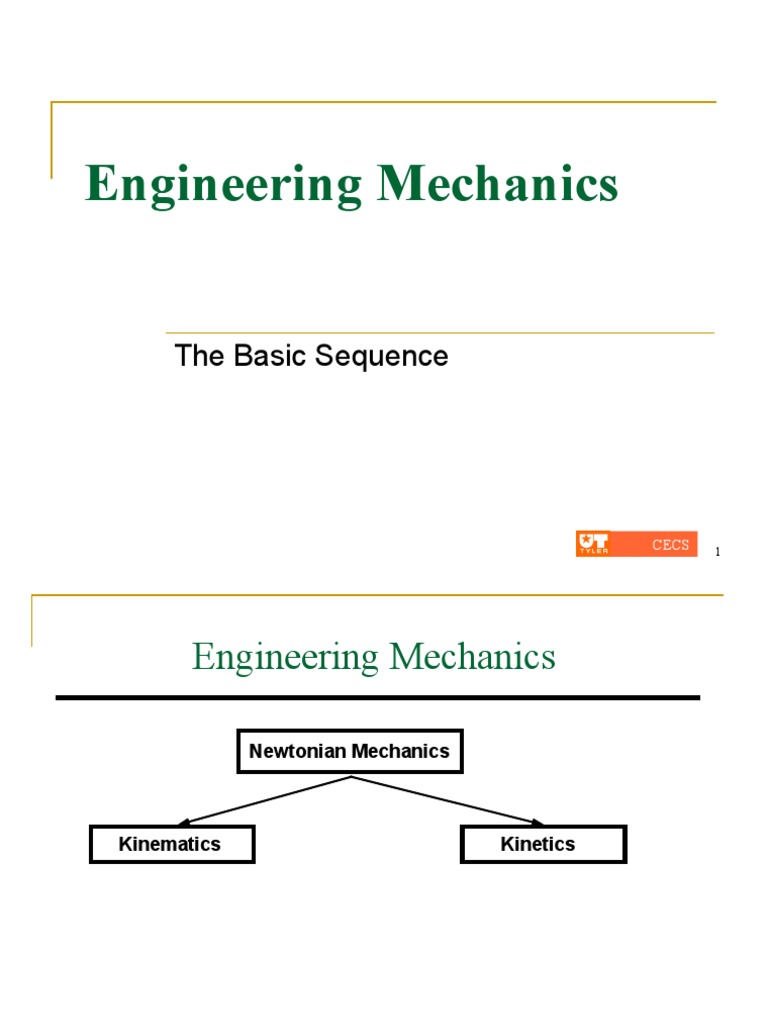 Engineering Mechanics: The Basic Sequence | PDF | Kinematics | Mechanics