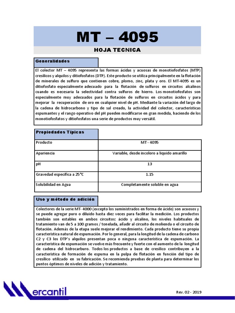 HT - MT - 4095 | PDF | Cobre | Ácido