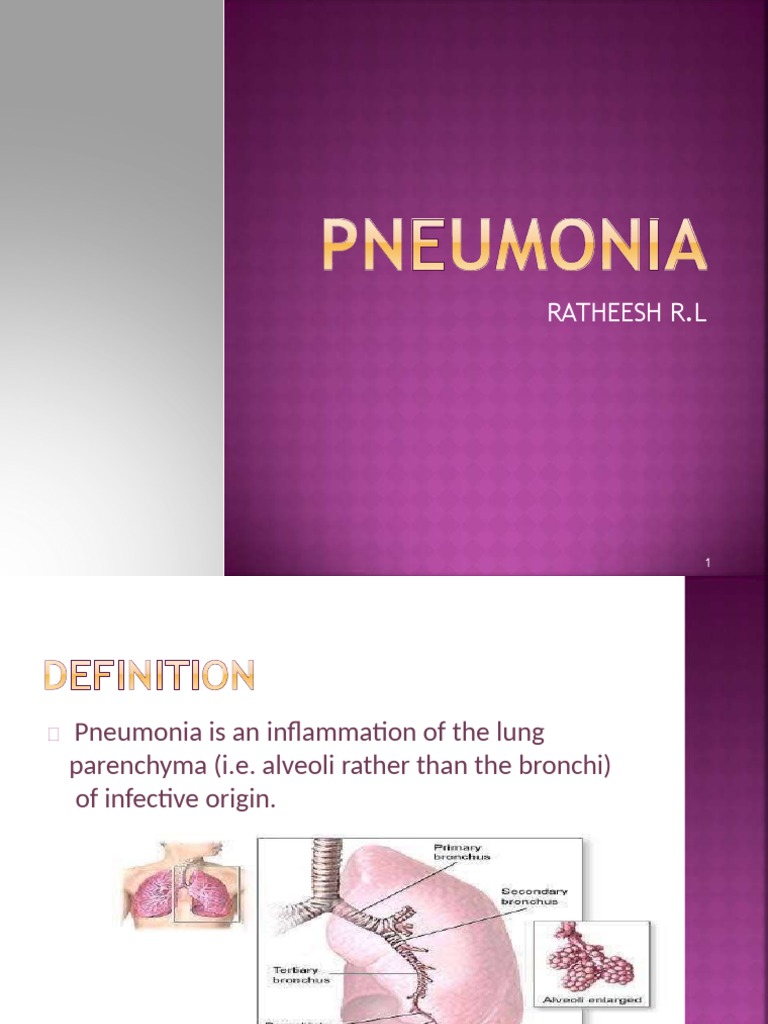 Comprehensive Overview of Pneumonia: Etiology, Pathophysiology ...