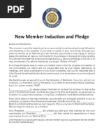 Script For Club Officer Install | PDF | Leadership